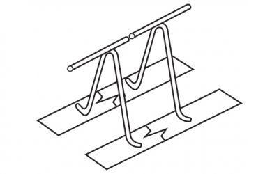 CHCU-P Continuous High Chair with Plate is used to support slab steel ...